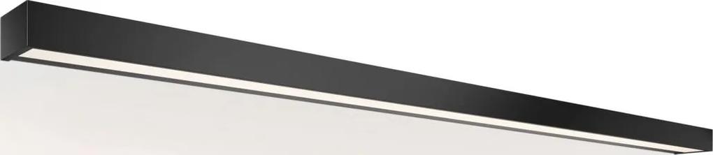 Nástěnná lampa Box LED 150 cm černá matná