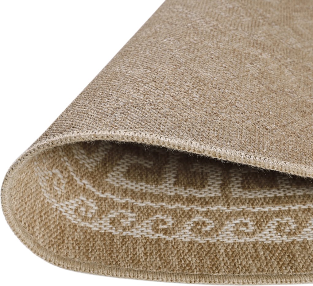 Kusový koberec Comilla 887 Beige kruh, 200x200 (priemer) kruh, béžová, chodba / predsieň, Ayyildiz