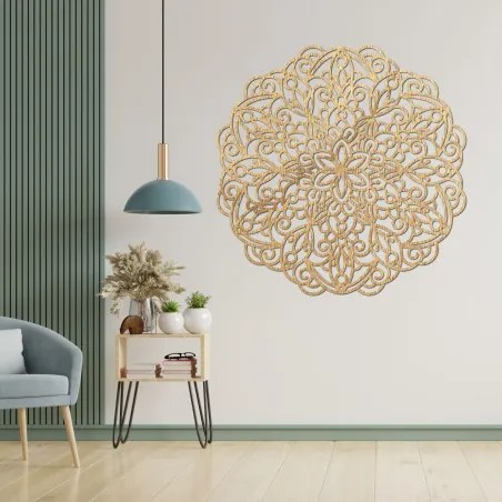 Dřevěná nástěnná dekorace mandala I SENTOP PR0248