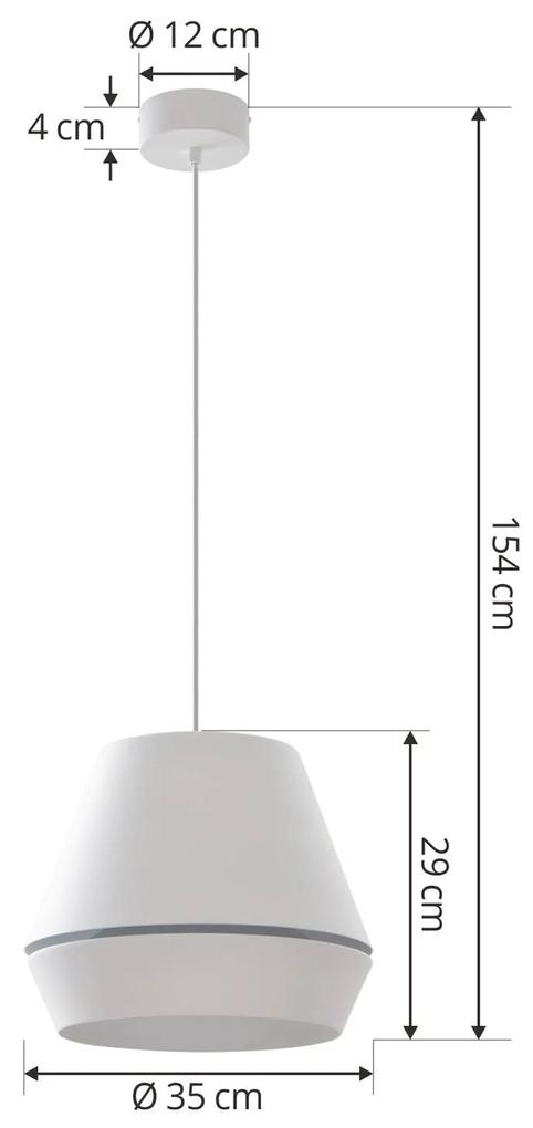 Závěsné svítidlo Lucande Mynoria LED, bílé