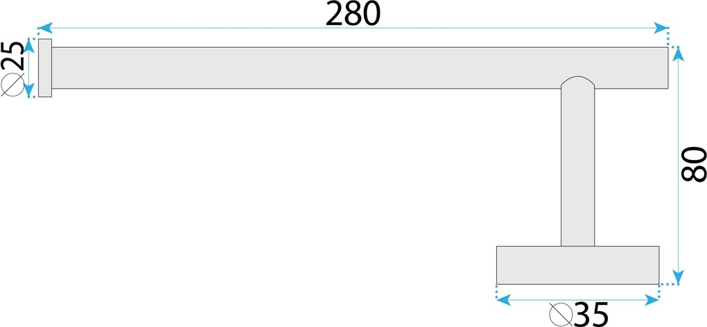 Držák na ručníky REA ORI 39106 zlatá kartáčovaná