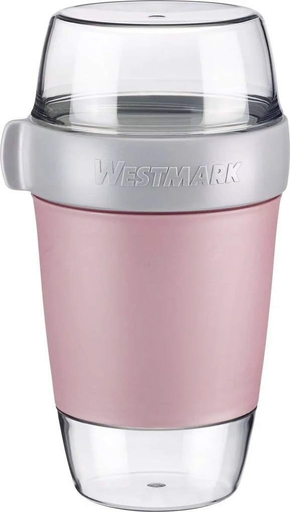 Westmark Třídílná dóza na jídlo, 1150 ml, růžová, L