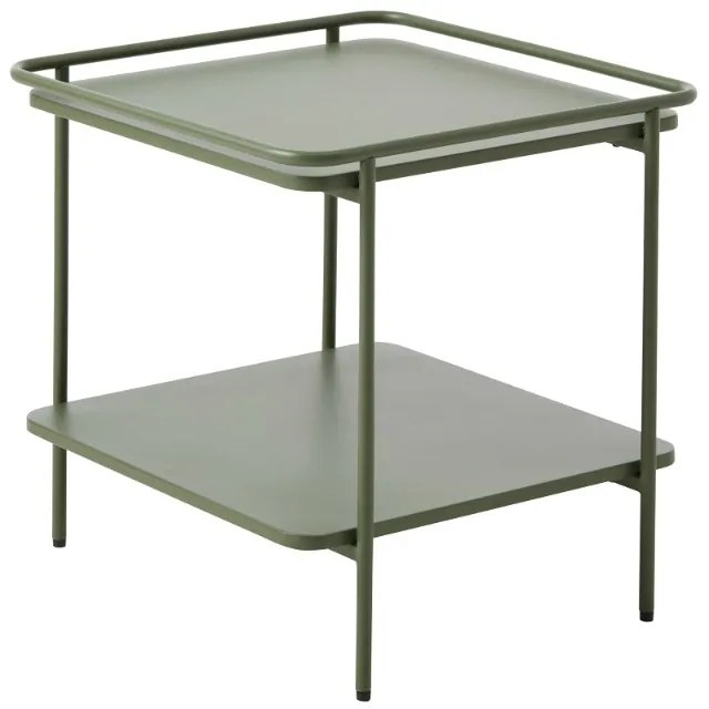 Designový odkládací stolek Harinder 45 cm olivovo-zelený