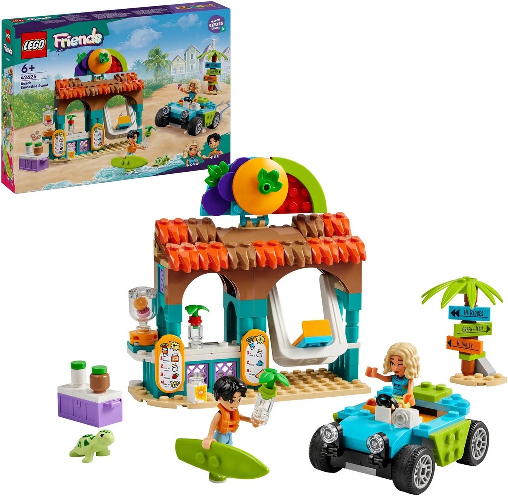 Lego stavebnice lego friends 42625 plážový stánek se smoothies