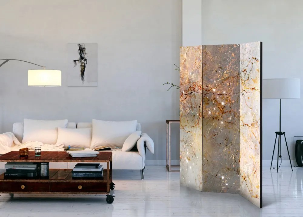 Paraván Enchanted in Marble Dekorhome 135x172 cm (3-dílný)