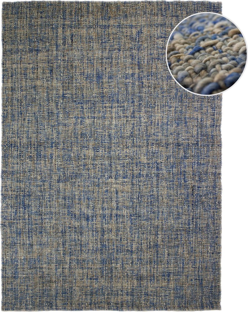 XXXLutz VLNĚNÝ KOBEREC, 160/230 cm modrá Flair Rugs - Online Only koberce & rohožky - 003165046302
