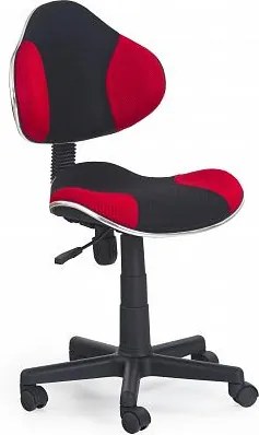Dětská židle Flash černo-červená