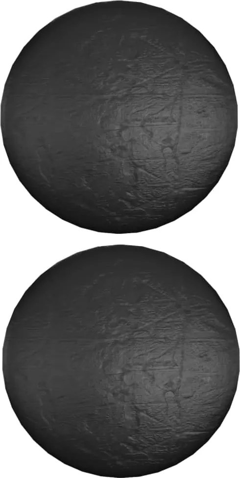 Plachty na zahradní nábytek 2 ks 10 oček Ø 236 x 67 cm kulaté 3155385