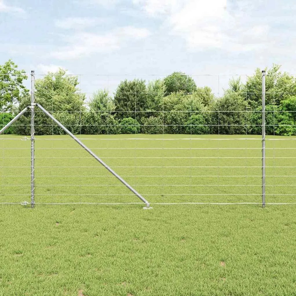 Svařované drátěné ploty s hroty 50 x 1,4 m Pozinkovaná ocel 3351460