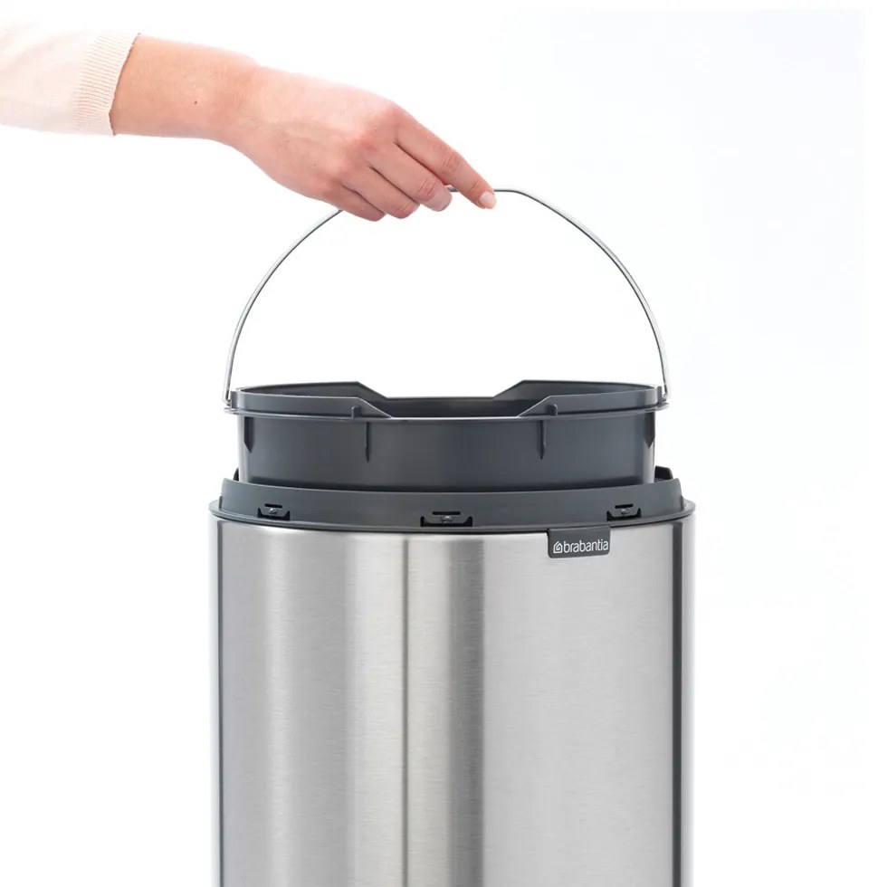 Brabantia Touch Bin NEW 30L metalická šedá