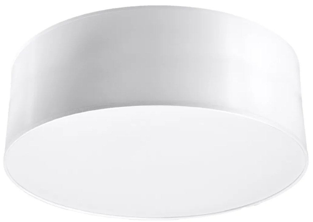 Stropní svítidlo Arena, 1x bílé plastové stínítko, (bílý plast), (fi 25 cm)