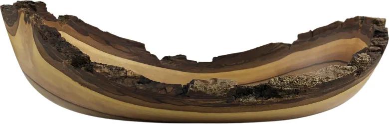 Wodlaf dřevěná miska 27x23x8 cm Eusebio, ořech