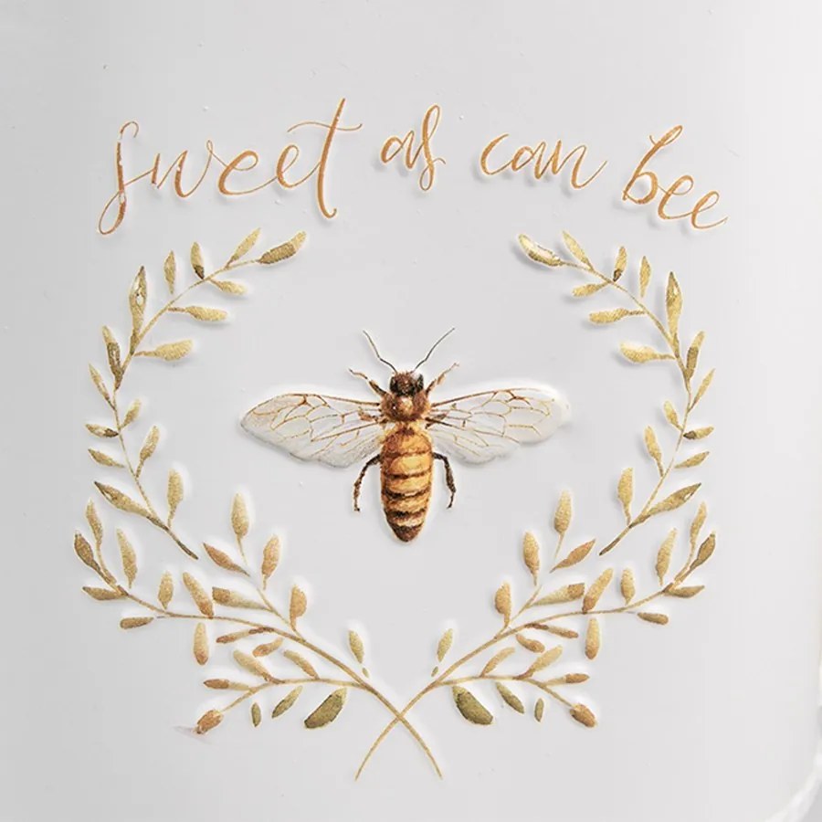 Dekorační plechová konev se včelkou Sweet Bee - 39*13*21 cm