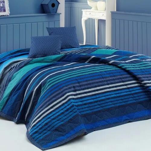 BedTex Přehoz na postel Marley modrá, 220 x 240 cm, 2x 40 x 40 cm | BIANO