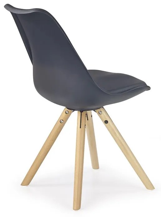 Halmar Jídelní židle K201 - šedá