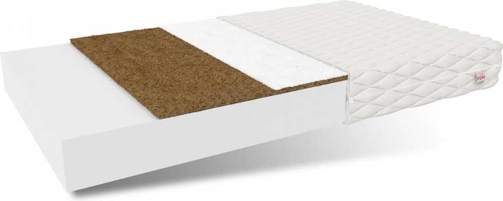 Pěnová matrace CARINI 200x100x11 cm - kokos
