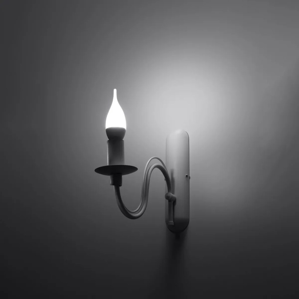 Sollux Lighting Nástěnné svítidlo MINERWA bílé