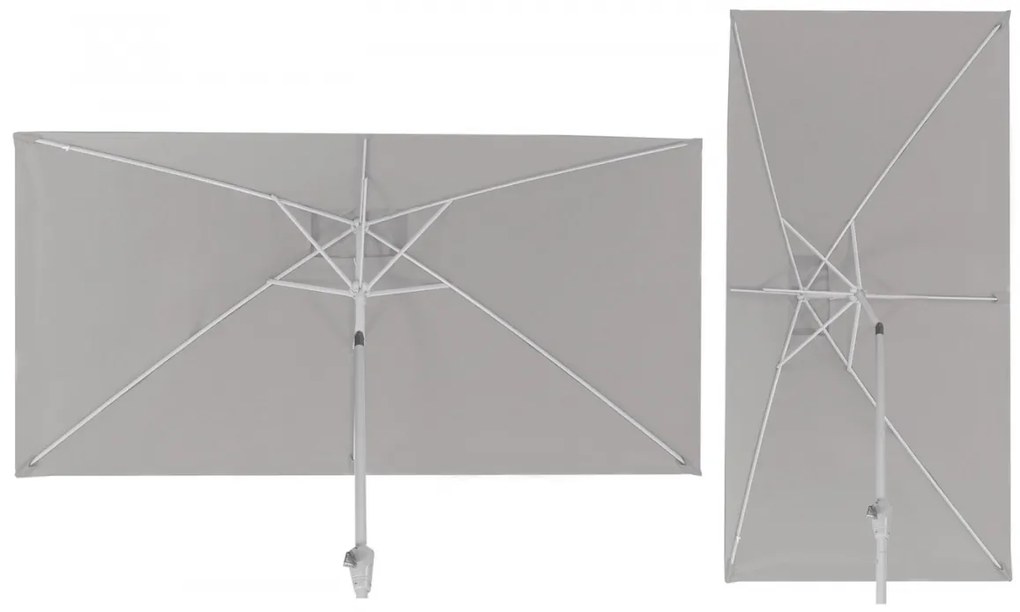 Slunečník N23 2x3m polyester/hliník - terakota