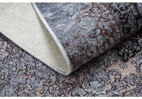 Dywany Luszczow Dětský kusový koberec MIRO 51451.812 pratelný  Růžice, rám protiskluz, šedá Rozměr koberce: 80 x 150 cm