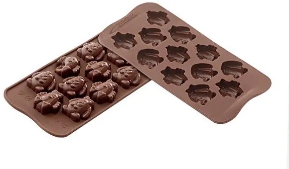 Silikonová forma na čokoládu – velikonoční zvířátka - Silikomart