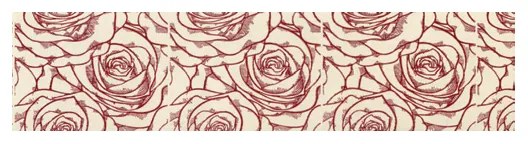 Bordura papírová Růže červená - šířka 5cm x délka 5m