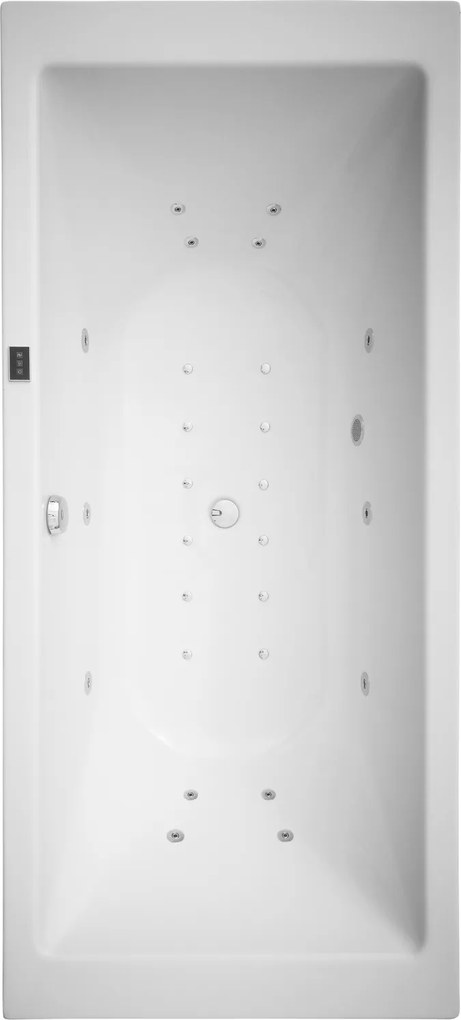 Essente ExclusiveLine BERNO DUO 200x90  obdélníková hydromasážní duo 200 × 90 cm HYDROMASÁŽNÍ SYSTÉM: BASE