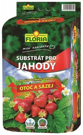 Substrát pro jahody FLORIA Otoč a sázej 40l