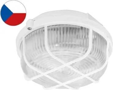 Svítidlo Panlux KRUH SKP-M-100/B 100W E27 bílá IP44 matné sklo