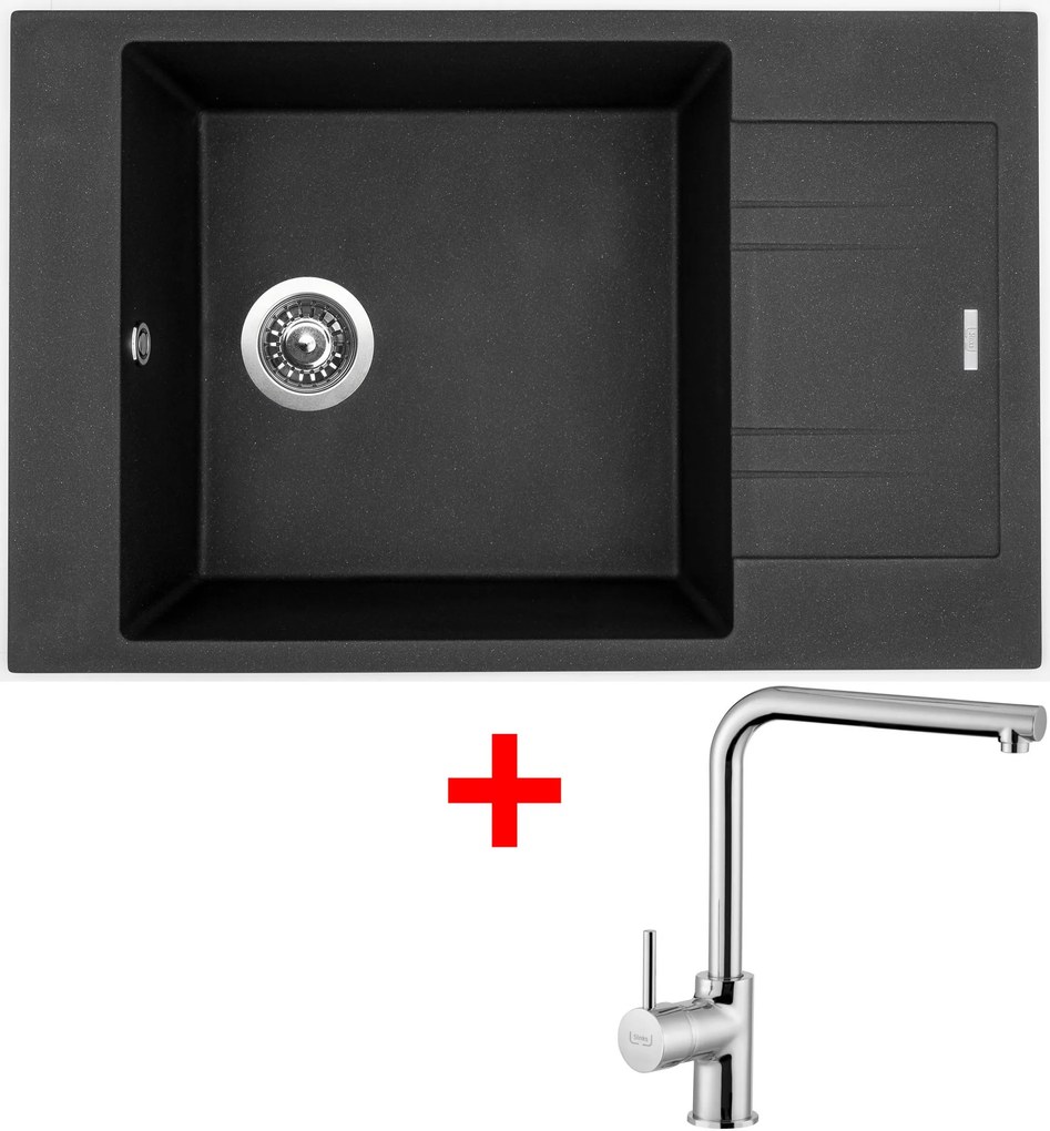 Akční set Sinks VARIO 780 Granblack + baterie ELKA Chrom