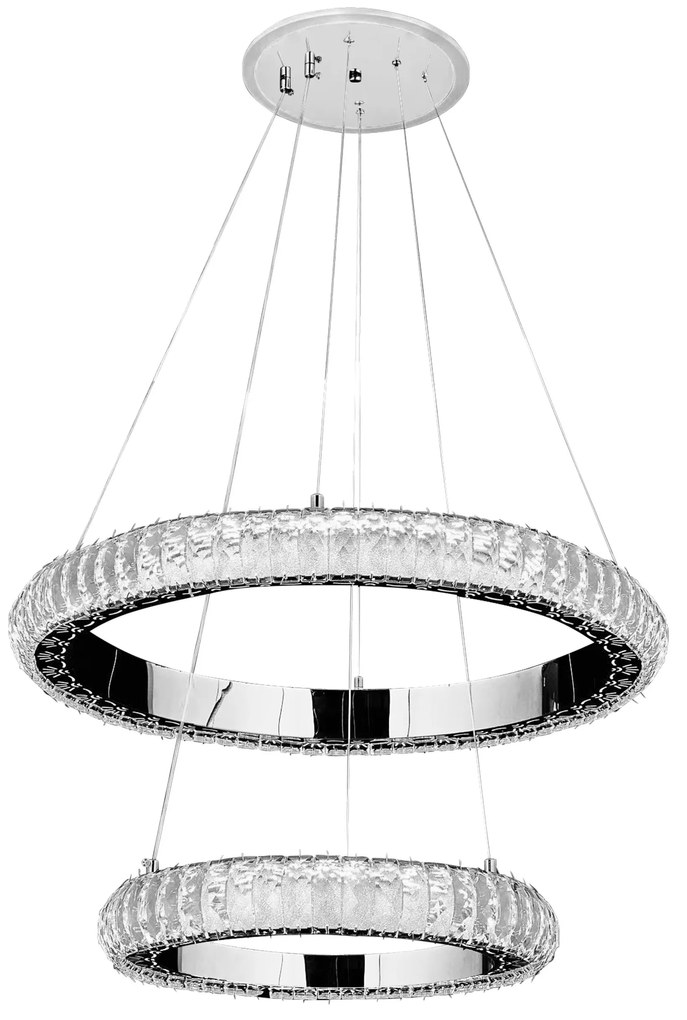Toolight Toolight, LED závěsné osvětlení 60cm, G044-2CP, chromová, OSW-06312