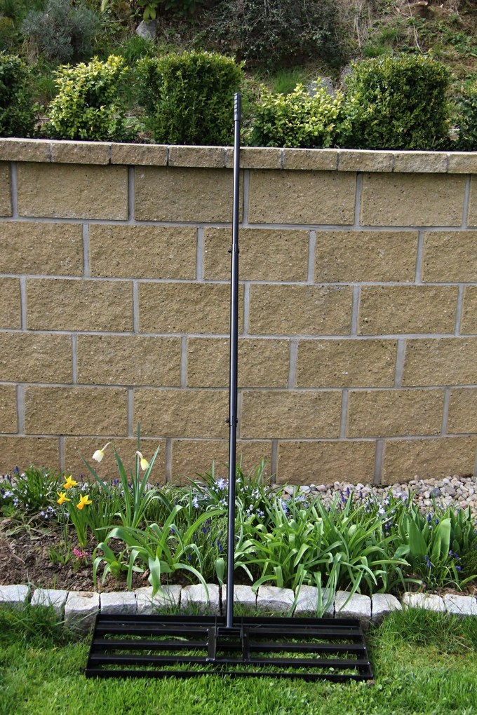 IQ  312334 Garden Nivelační a zapravovací brána 75 cm - černá