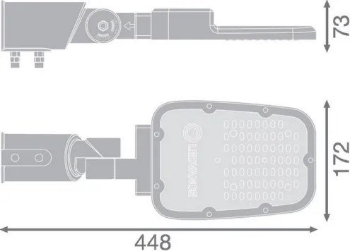 Svítidlo veřejného osvětlení LEDVANCE STREETLIGHT AREA SMALL RV20ST LED 30W/730 3000K 3900lm