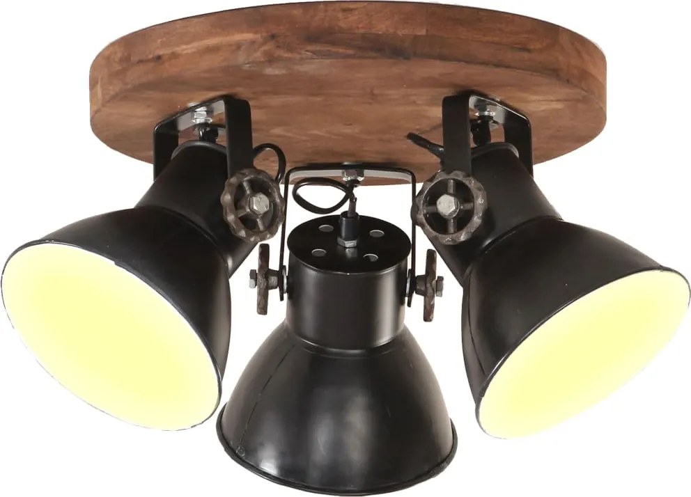 Industriální stropní svítidlo 25 W černé 42 x 27 cm E27 320515