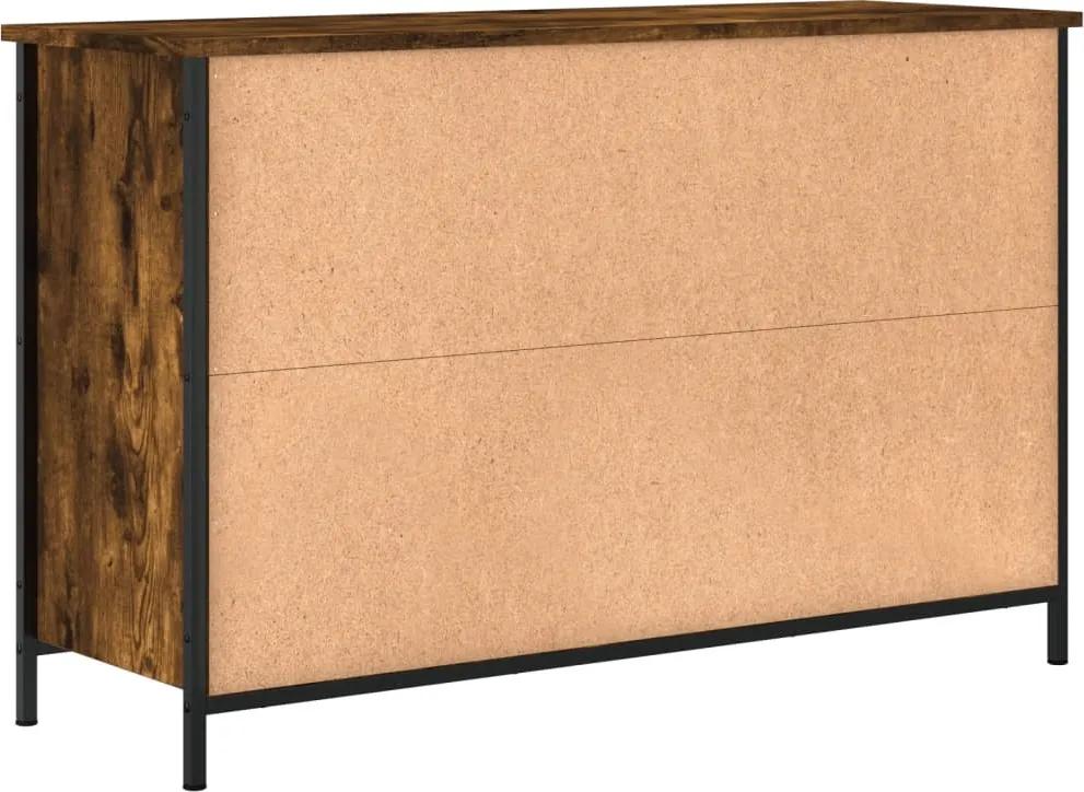 vidaXL TV skříňka 100 x 35 x 65 cm kompozitní dřevo [832781] Barva: kouřový dub