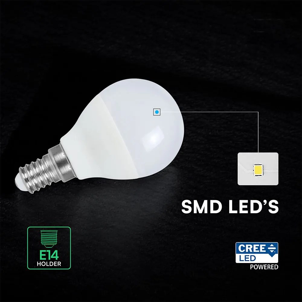 LED Solution LED žárovka 6,5W E14 Barva světla: Studená bílá 218656