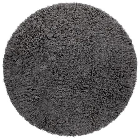 FLOKATI VLNĚNÉ Kulaté, šedá velikost kruh 120 cm | krásné koberce cz