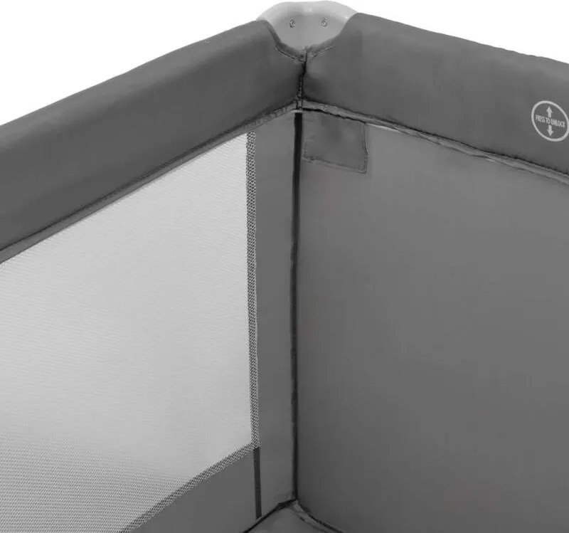 Dětská cestovní postýlka se závěsným lůžkem Lift Baby Mix šedá