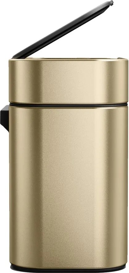 Nádoba na kompostovatelný odpad v matně zlaté barvě 4 l – simplehuman