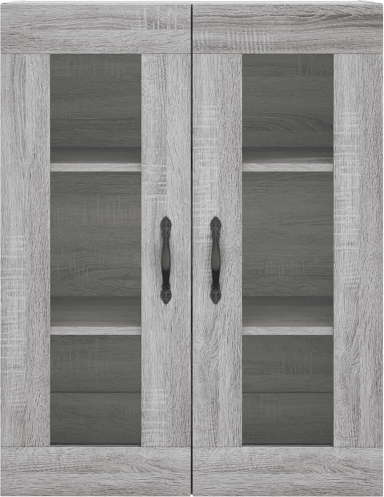 Skříň highboard šedá sonoma 69,5 x 34 x 180 cm kompozitní dřevo 3198567