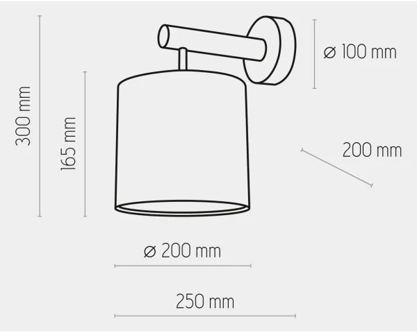 Nástěnná lampa DEVA 1xE27/60W/230V bílá/dřevo
