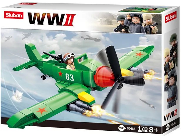 Sluban WWII M38-B0683 Sovětský stíhací letoun Iljušin II