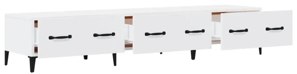 TV skříňka bílá 150 x 34,5 x 30 cm kompozitní dřevo - Default Title
