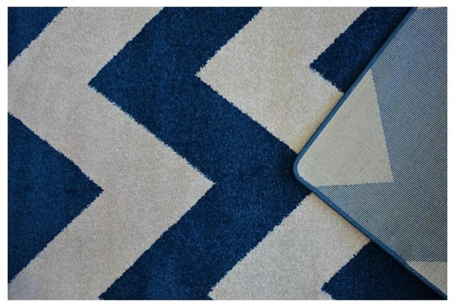 Kusový koberec Zac modrý 280x370cm