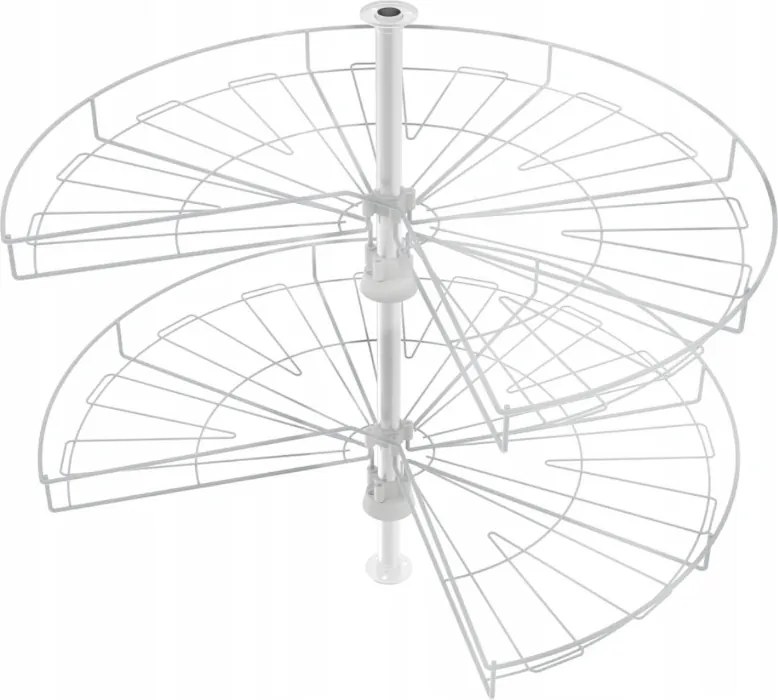 Koš Otočná police 3/4 fi 690 mm Bílá