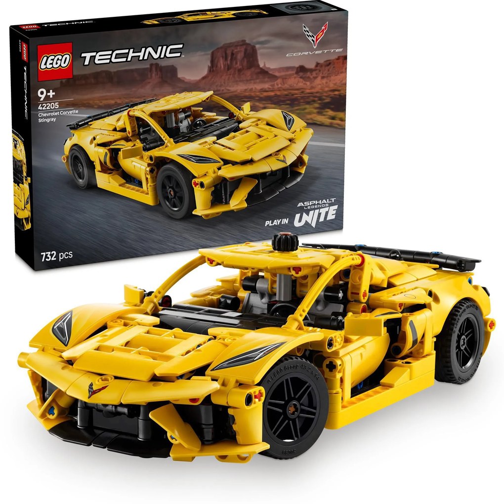 Lego technic 42205 chevrolet corvette stingray 5702017816289