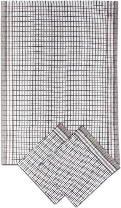 Bambusové utěrky MALÁ KOSTKA šedá 50 x 70 cm 3 ks