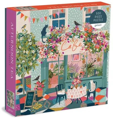 Galison Puzzle Odpolední čaj v kavárně 500 dílků