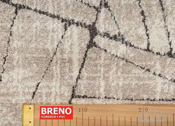 Breno Kusový koberec AMARNA 44004/E7CH, 200x285 cm, Vícebarevné/Béžová