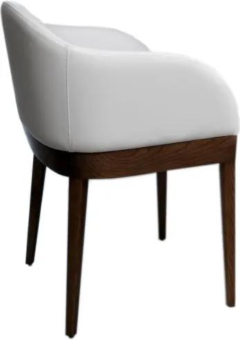 Elegantní židle Agata, bílá