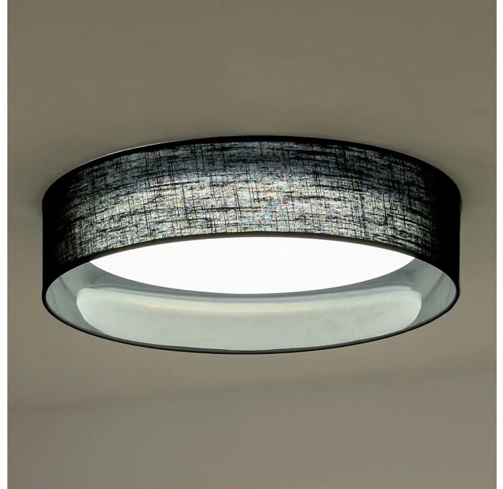 Duolla - LED Stropní svítidlo ROLLER LED/24W/230V pr. 45 cm černá 605397